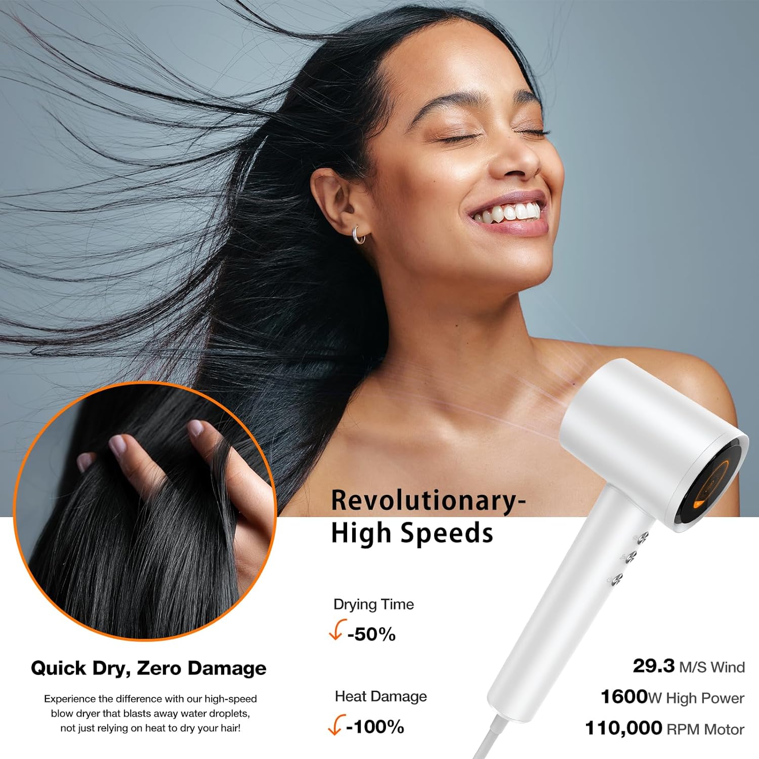 TORRAS Stream High-Speed Hair Dryer - Francesca C.